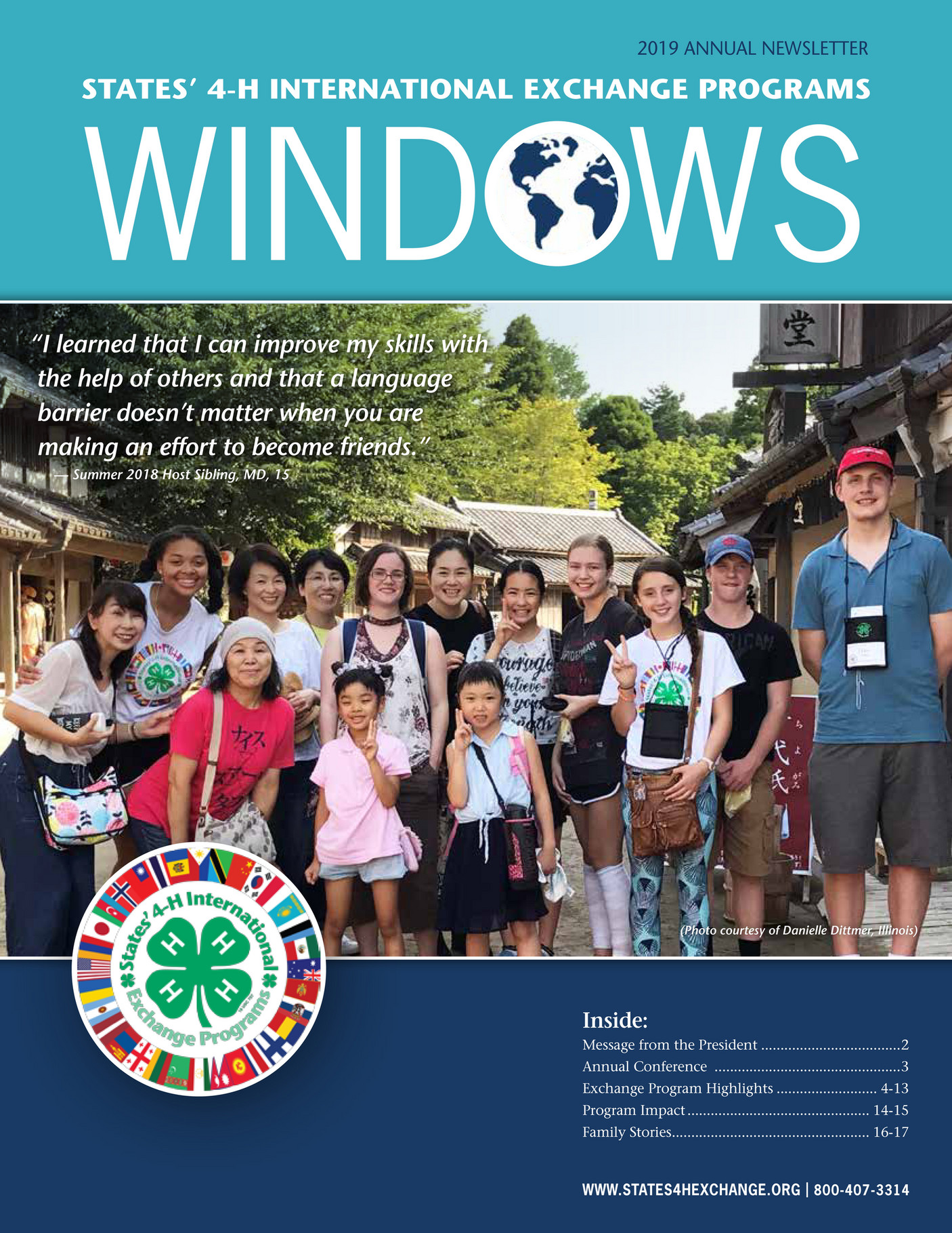 2019 States' 4-H Newsletter - Page 1 - Created with Publitas.com