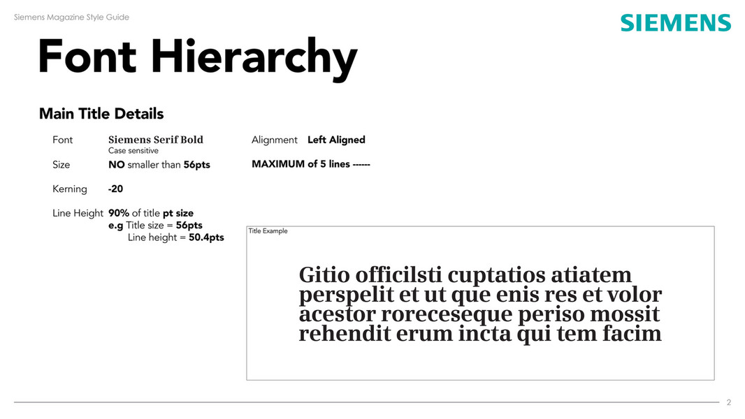 Oliver Agency - 180307_Siemens Magazine Style Guide - Page 4 - Created ...
