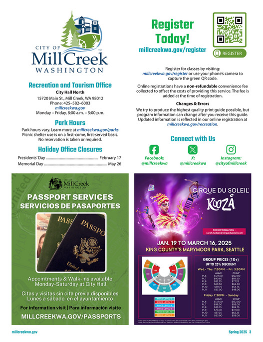 City of Mill Creek - MillCreek-RecGuide-Spring-2025-Final - Page 3 ...