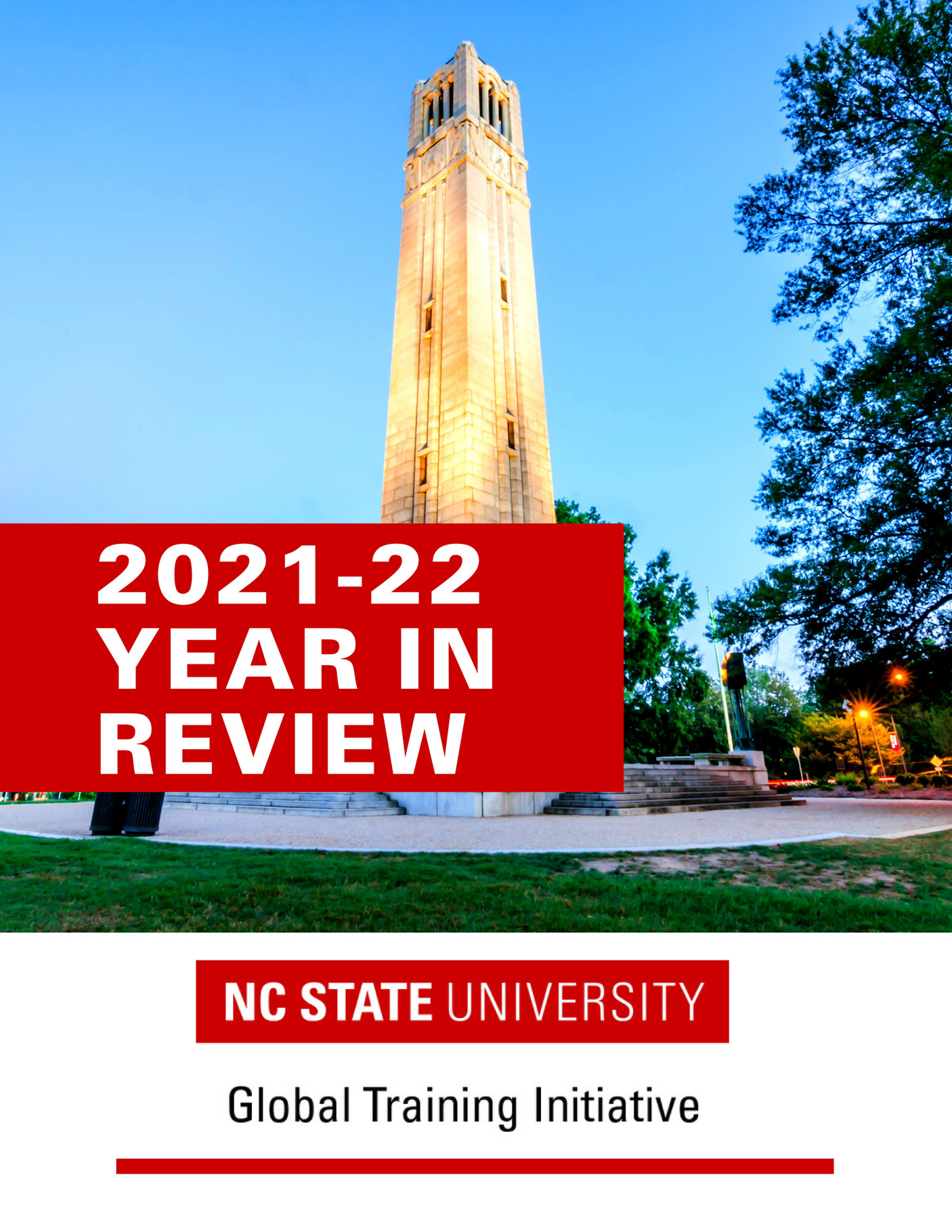 NC State GTI 2021-22 Annual Report - Page 1 - Created with Publitas.com