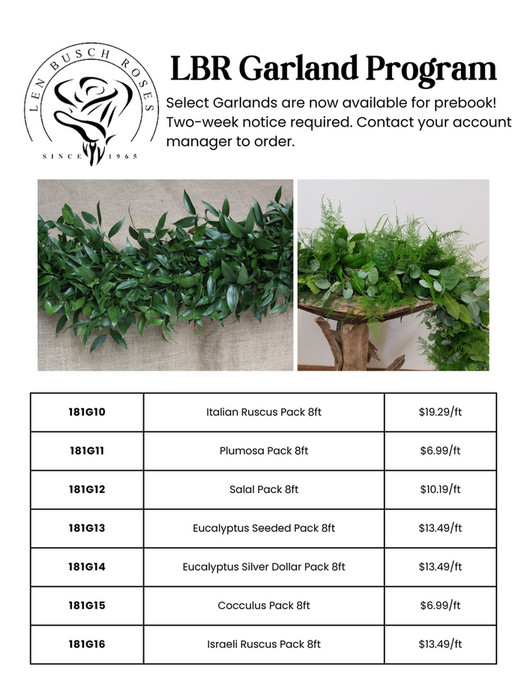 Len Busch Roses - Garland Program - Select Garlands - Page 1