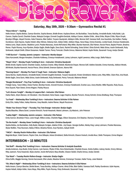 Foursis Dance Academy - 2026-Season 20-Disco Fever - Page 14-15 ...