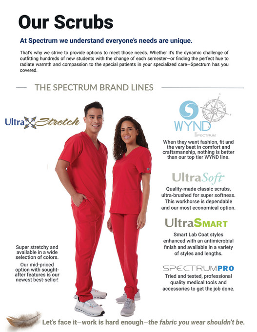 Spectrum Uniforms - Spectrum Catalog - Page 4-5 - Created with Publitas.com