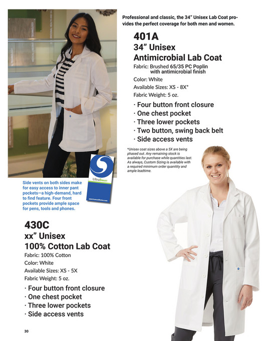 Spectrum Uniforms - Spectrum Catalog - Page 30-31 - Created with Publitas.com