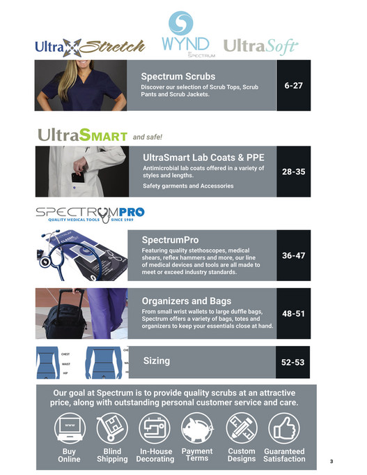 Spectrum Uniforms - Spectrum Catalog - Page 2-3 - Created with Publitas.com