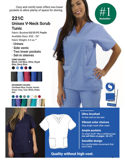 Spectrum Uniforms - Spectrum Catalog - Page 18-19 - Created with Publitas.com