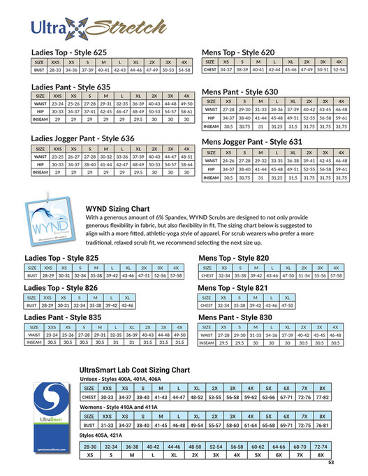 Spectrum Uniforms - Spectrum Catalog - Page 52-53 - Created with ...