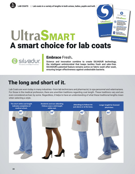 Spectrum Uniforms - Spectrum Catalog - Page 28-29 - Created with Publitas.com