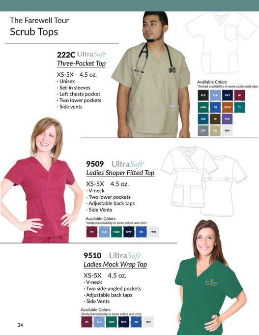 Spectrum Uniforms - Spectrum-2019-Catalog - Page 24-25 - Created with Publitas.com
