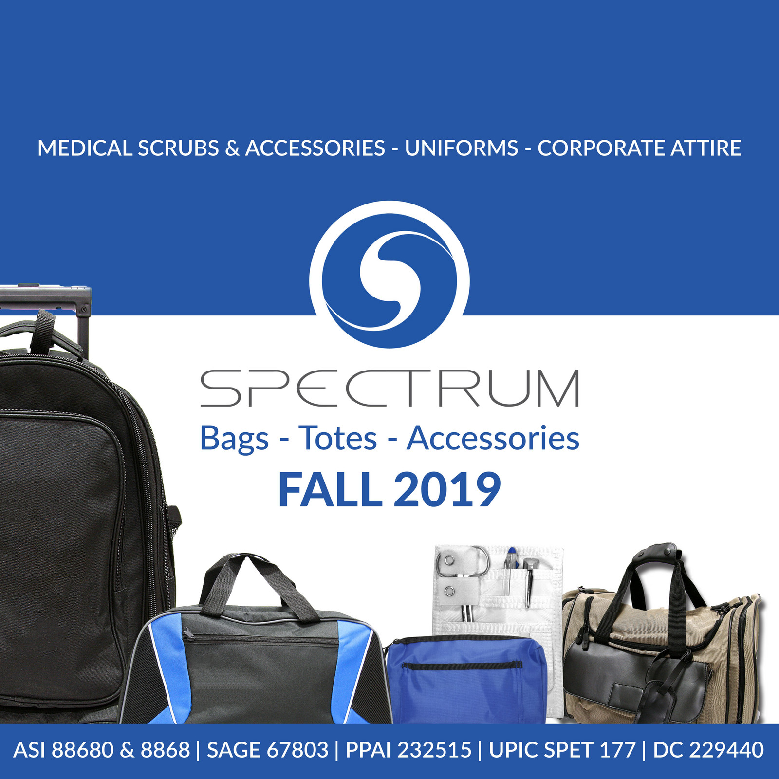 Spectrum Uniforms - SpectrumBagBrochure-Fall2018 - Page 1 - Created with Publitas.com