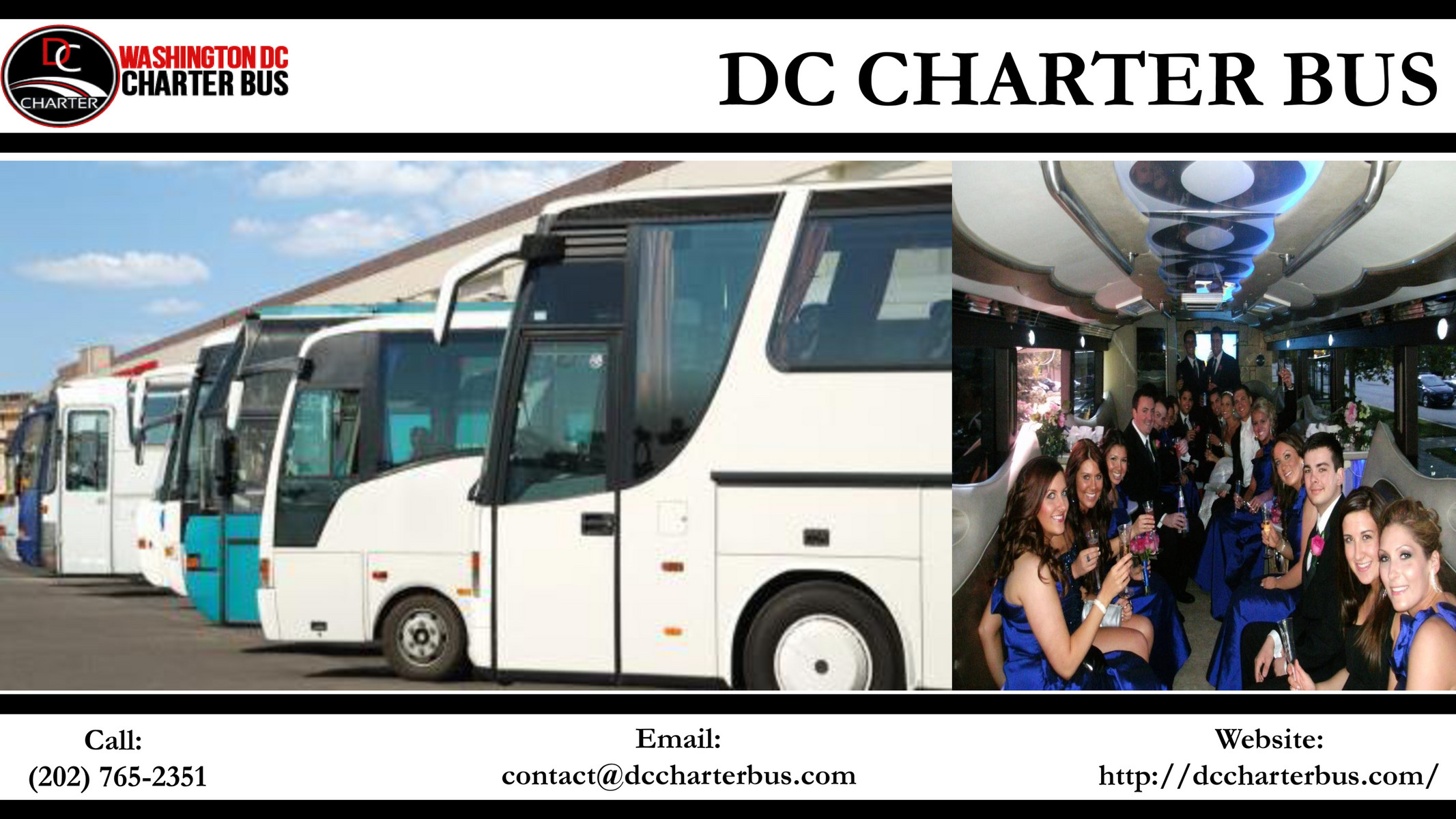DC Charter Bus - High-End Destination Wedding Facilitation in DC via ...