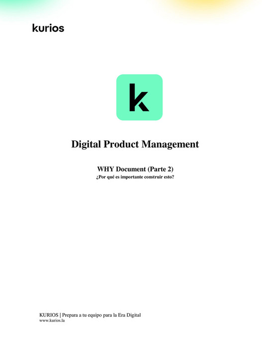 Kurios - 1. Why Document _ KURIOS (Parte II) - Page 1 - Created with Publitas.com