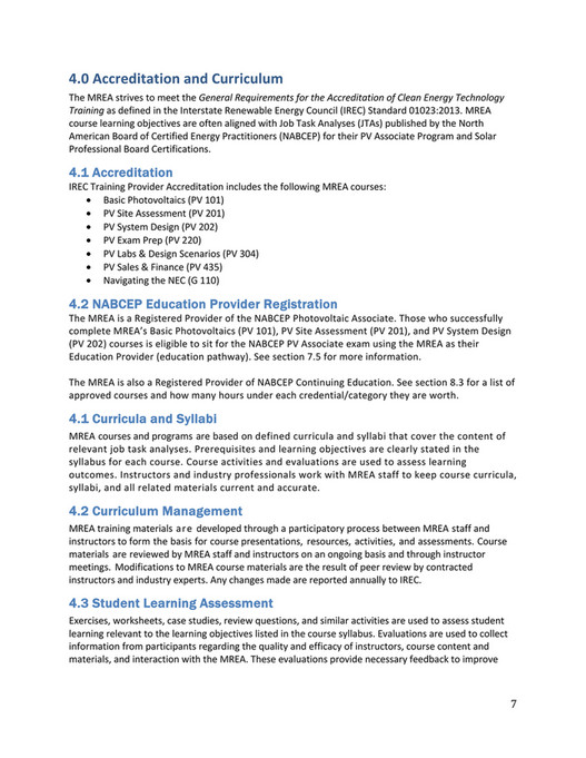 MREA Student Handbook - Page 6-7 - Created with Publitas.com