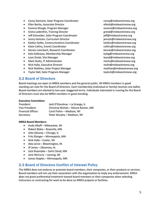MREA Student Handbook - Page 4-5 - Created with Publitas.com