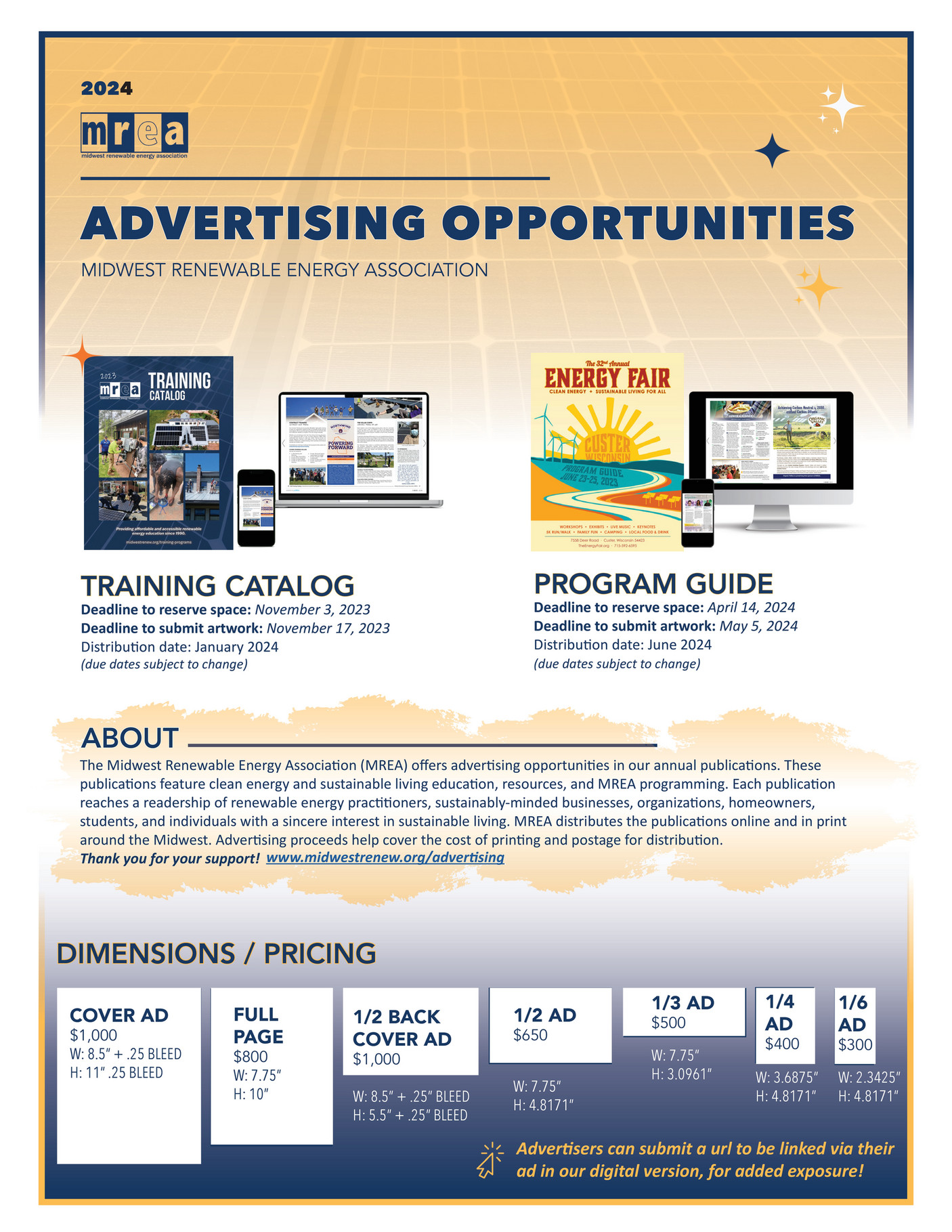 Midwest Renewable Energy Association (MREA) - MREA Advertising Details ...