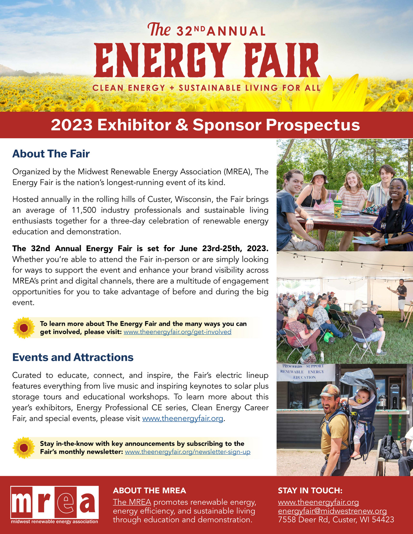 The 32nd Annual Energy Fair Event Prospectus - Page 3 - Created with ...