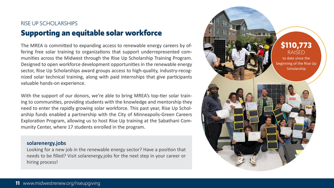 Midwest Renewable Energy Association (MREA) - MREA 2023-2024 Annual Report - Page 12 - Created ...