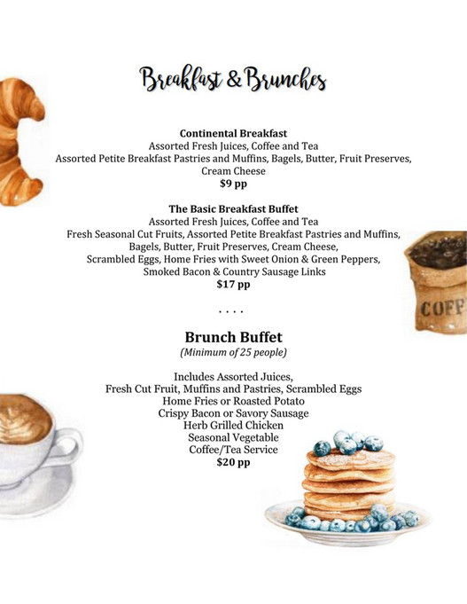 Lancaster Country Club - LCC Catering Menu - Page 2-3 - Created with ...