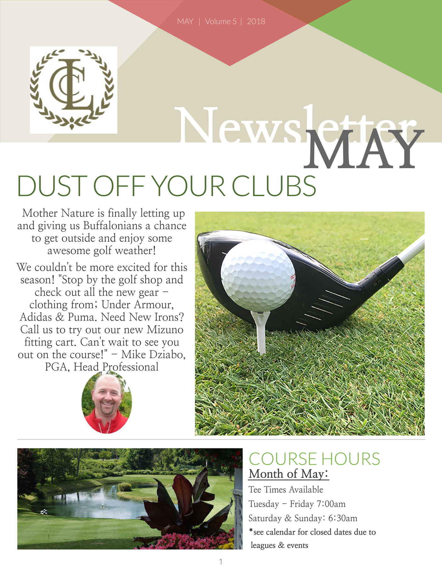 Lancaster Country Club - May Newsletter - Page 1 - Created with ...