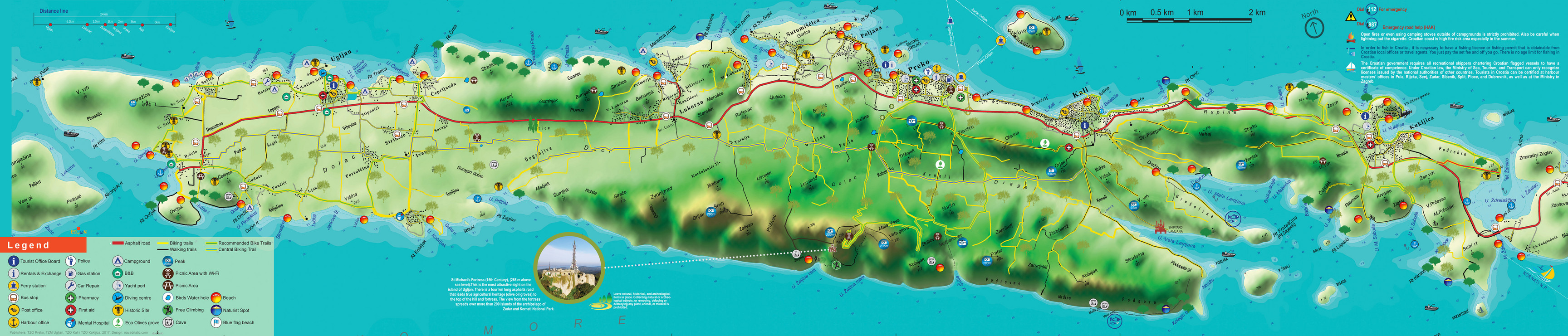 NavAdriatic - Ugljan Island Map - Page 1 - Created with Publitas.com