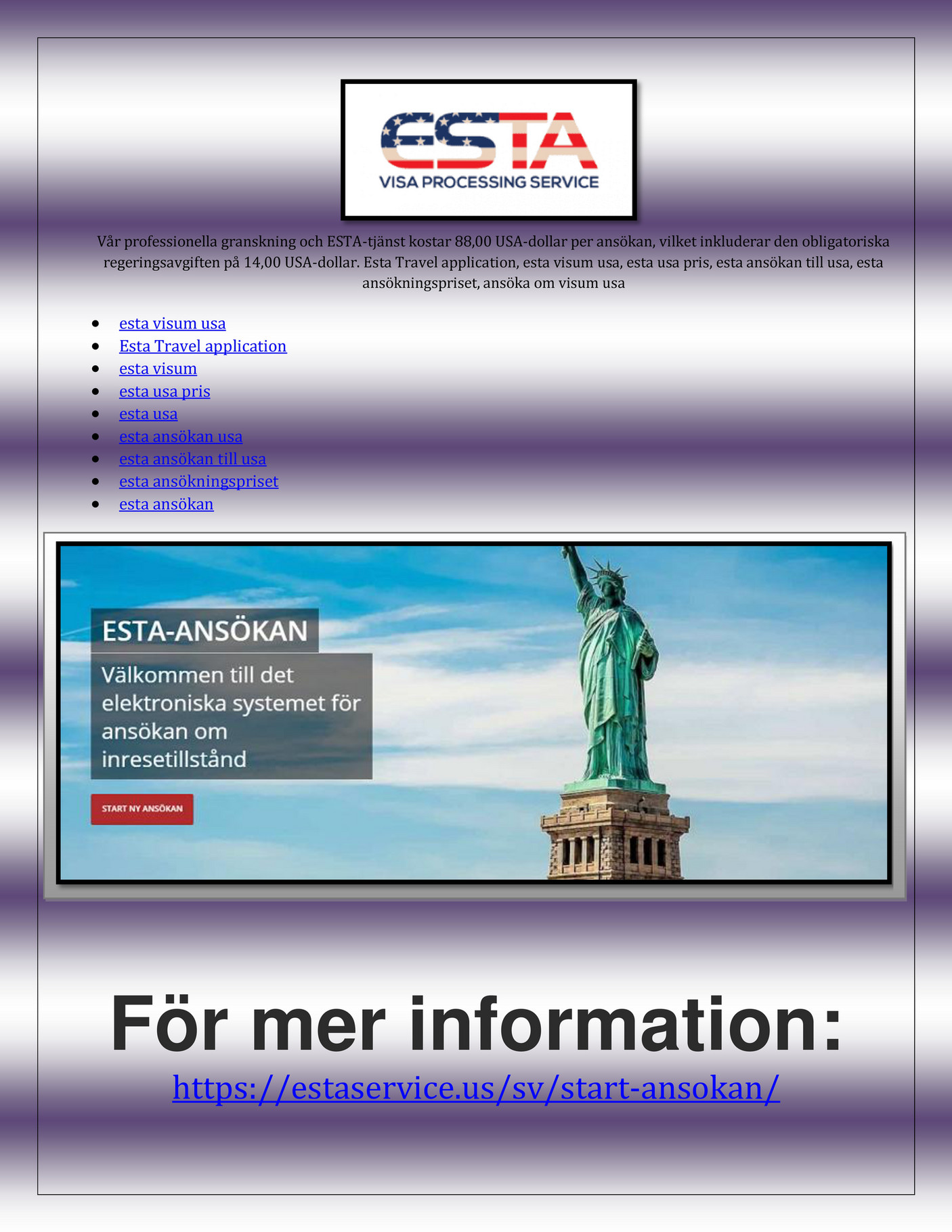 seo - esta travel visa - Page 1 - Created with Publitas.com