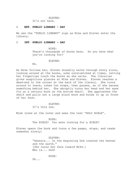 Stranger Things 3 - SCRIPT - Page 3 - Created with Publitas.com
