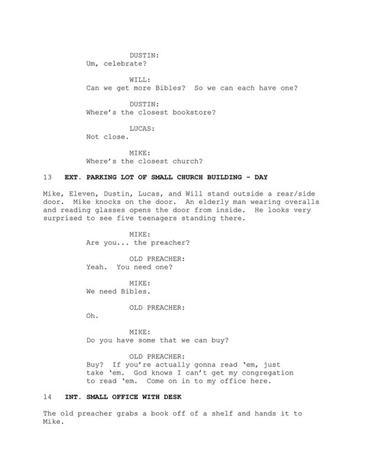 Stranger Things 3 - SCRIPT - Page 13 - Created with Publitas.com