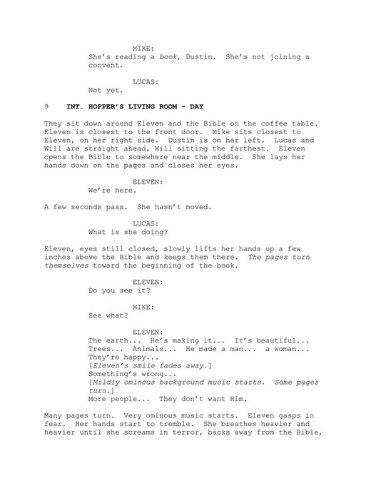 Stranger Things 3 - SCRIPT - Page 6 - Created with Publitas.com