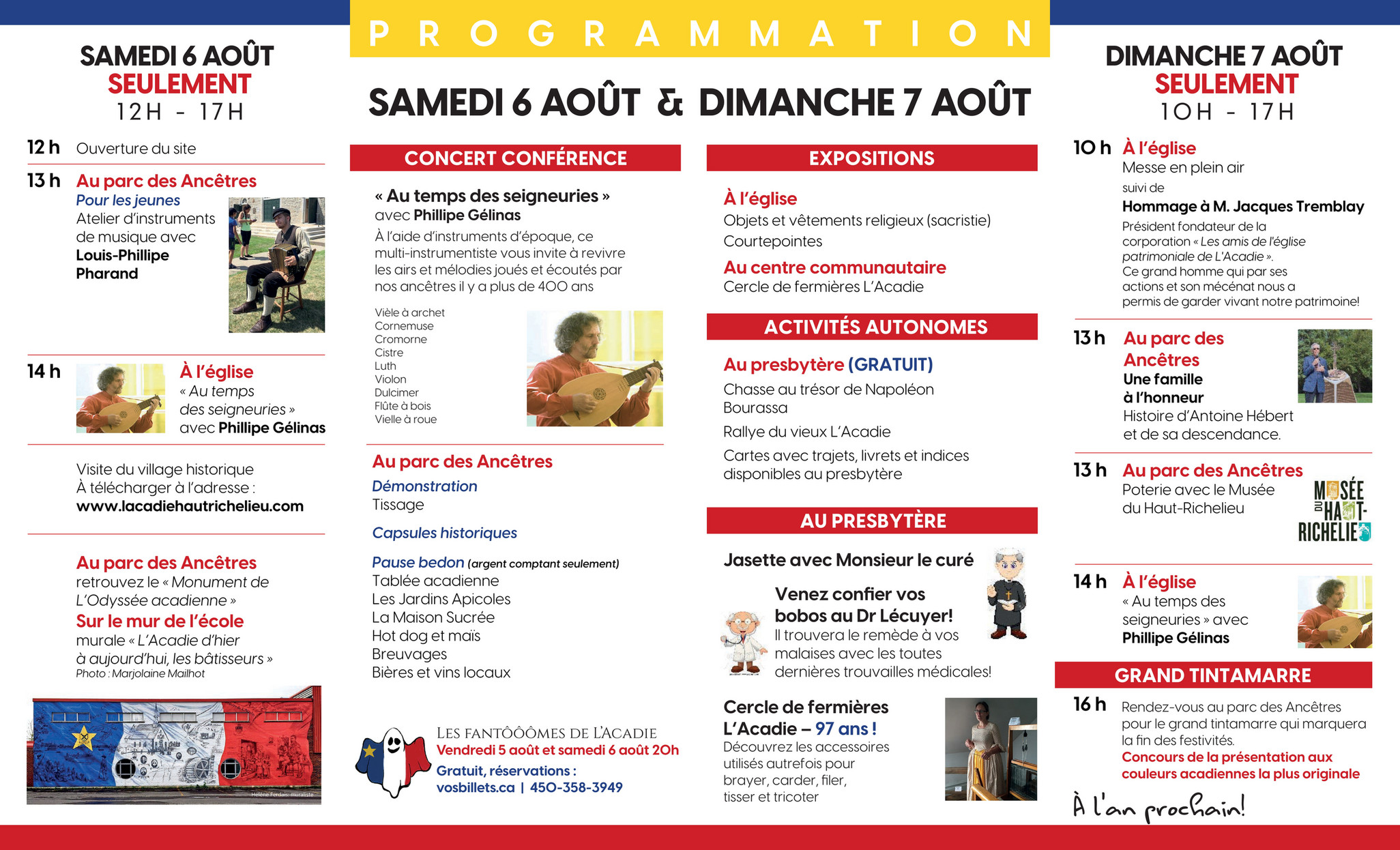 SPEC du Haut-Richelieu - depliant_fetespatrimoniales_lacadie_2022 ... SPEC du Haut-Richelieu - depliant_fetespatrimoniales_lacadie_2022 ...