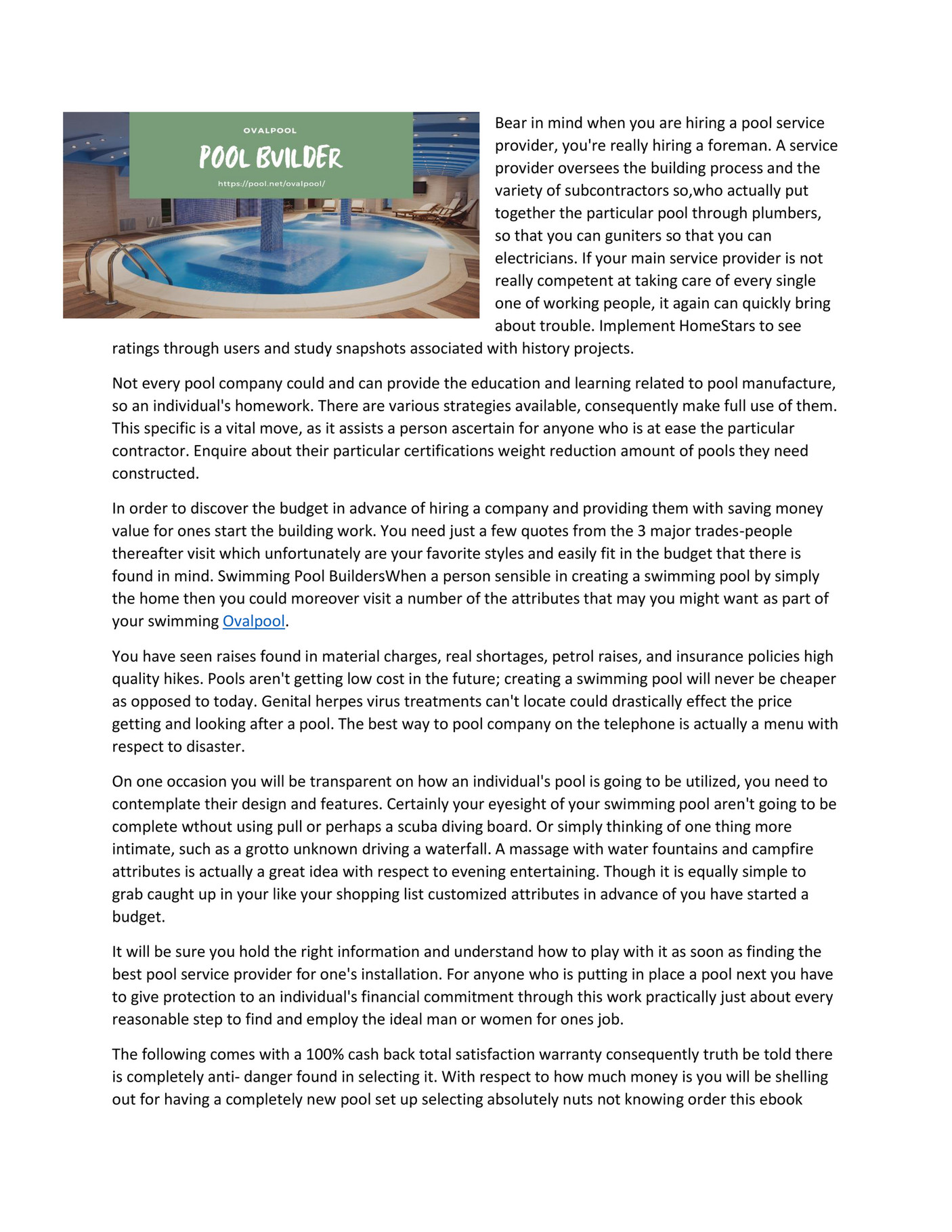 My publications - Tips For Hiring A Pool Contractor - Page 1 - Created ...