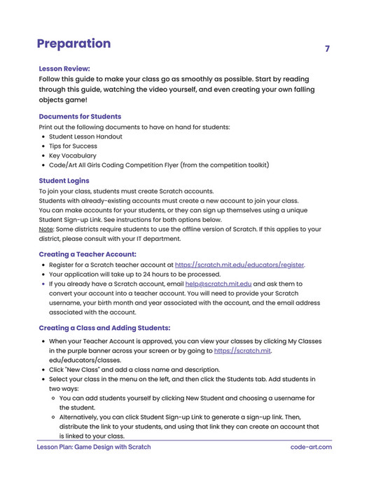 Publications - Game Design with Scratch (Falling Objects) - Lesson Plan ...