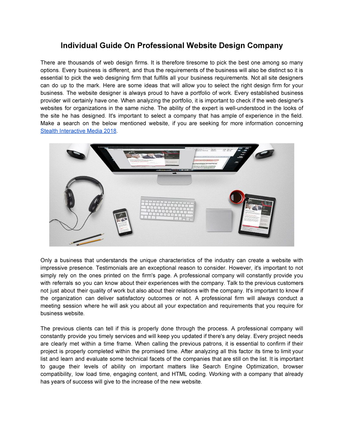 My publications - Individual Guide On Professional Website Design ...