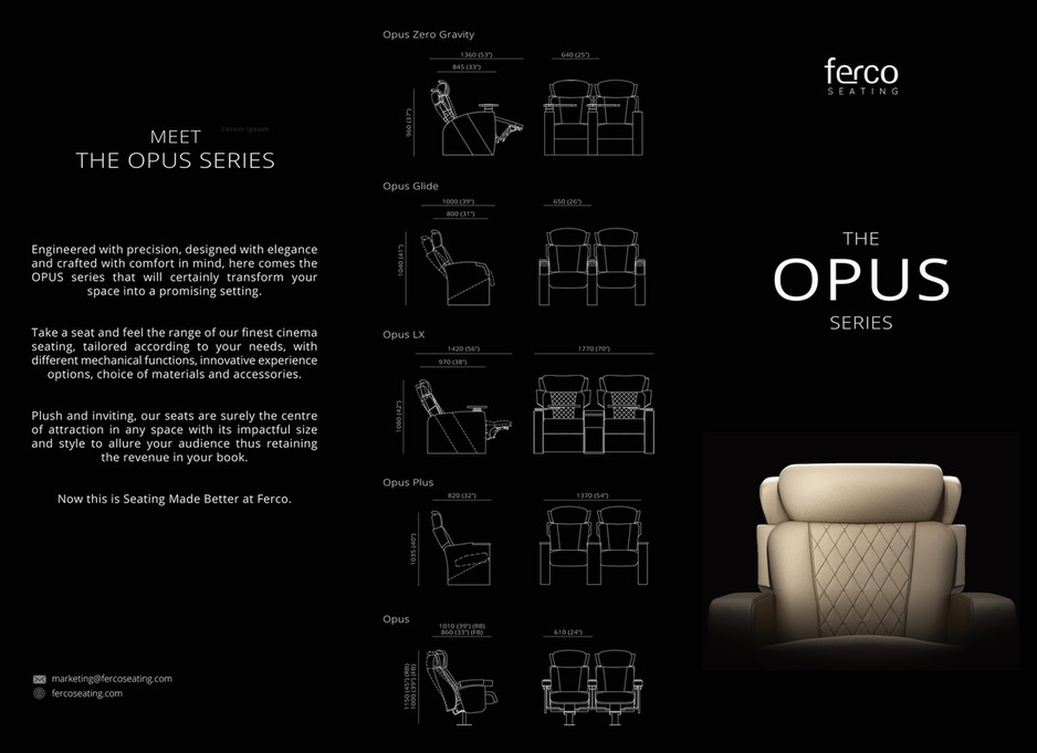 The Opus Series by Ferco Seating - Page 1 - Created with Publitas.com