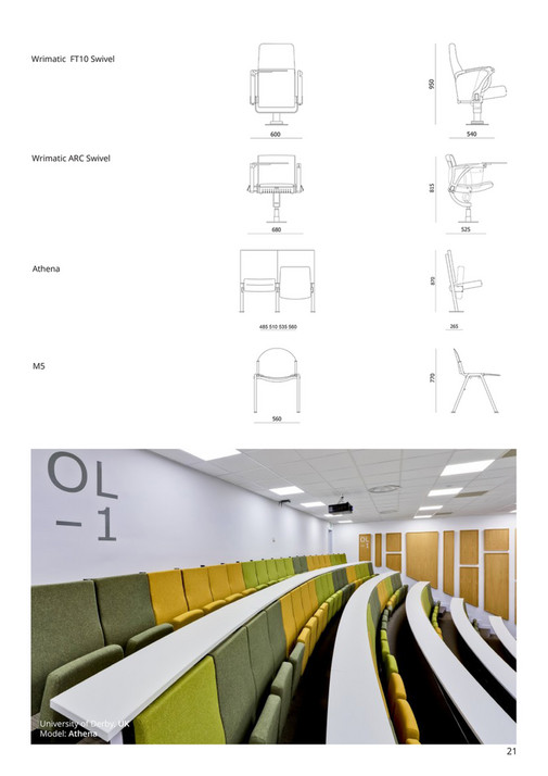 Ferco Seating - Ferco Seating Education Brochure - Page 20-21 - Created ...