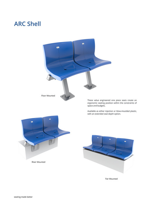 Ferco Seating - Ferco Seating Sports & Stadia Brochure - Page 16-17 ...