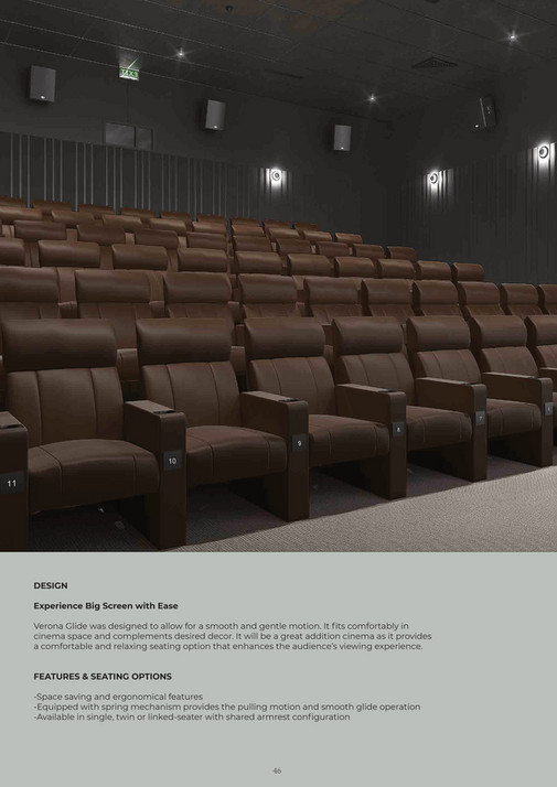 Ferco Seating - Cinema Brochure_R3 - Page 46-47 - Created with Publitas.com