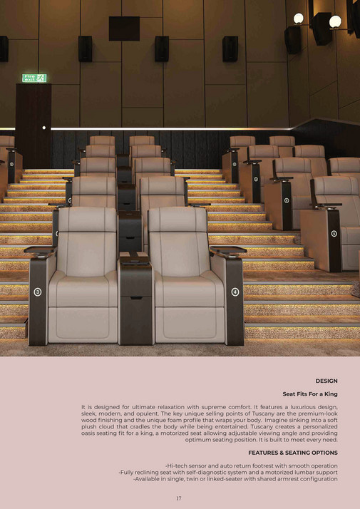Ferco Seating - Cinema Brochure_R3 - Page 16-17 - Created with Publitas.com
