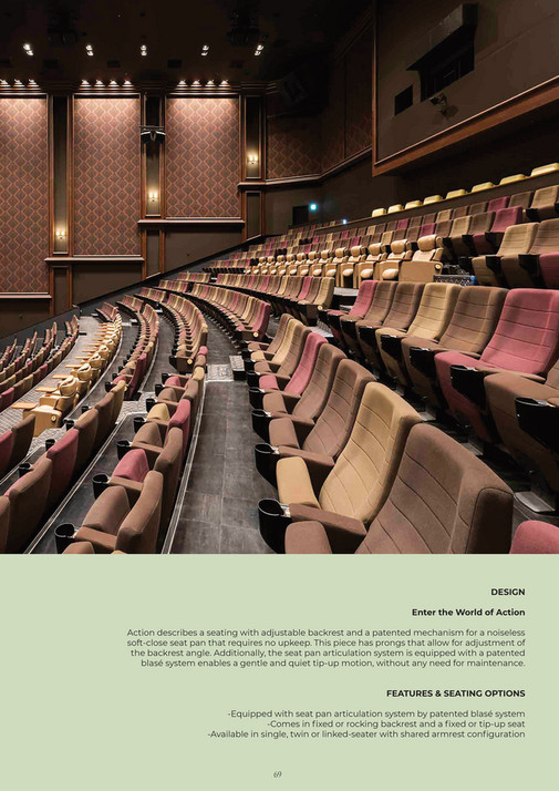 Ferco Seating - Cinema Brochure_R3 - Page 68-69 - Created with Publitas.com