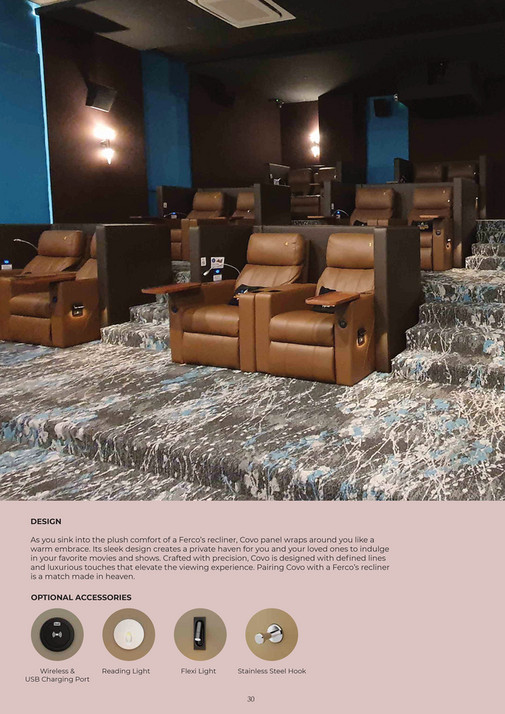 Ferco Seating - Cinema Brochure_R3 - Page 30-31 - Created with Publitas.com