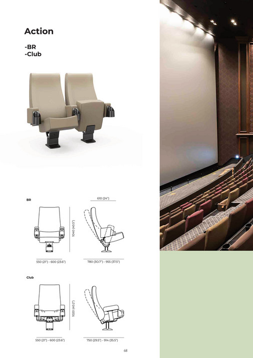Ferco Seating - Cinema Brochure_R3 - Page 68-69 - Created with Publitas.com
