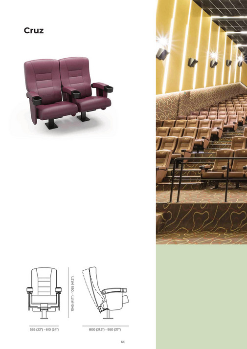 Ferco Seating - Cinema Brochure_R3 - Page 64-65 - Created with Publitas.com