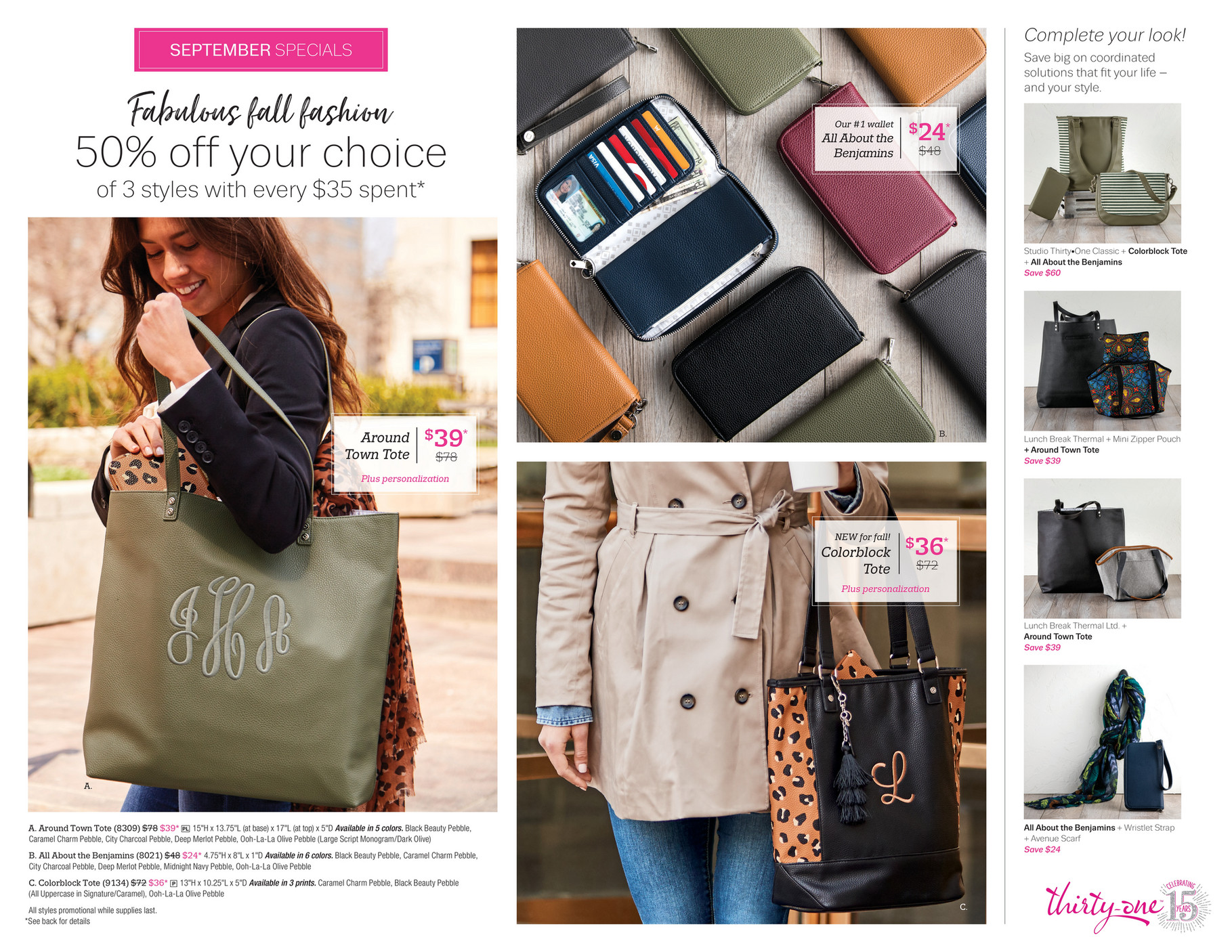 Jenn Penn - Thirty-One September Customer Special - Page 1 - Created ...