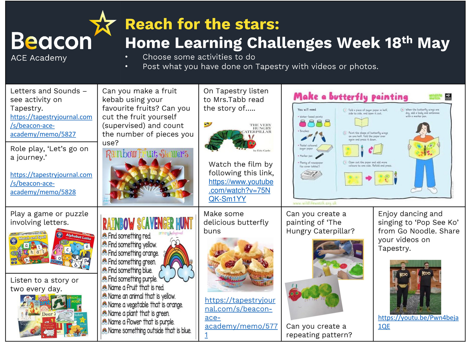 Beacon Academy - Home Learning Grids - WB 18.05.2020 - Page 7 - Created ...