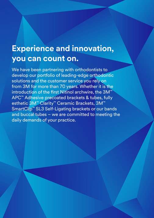 Ortho-Trends - 3M 2021 Bands and Tubes Brochure ENGLISH - Page 4-5 ...