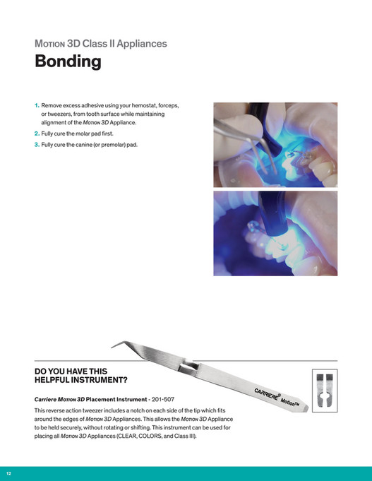 Ortho-Trends - Quick Start Guide Carriere Motion 3D - Page 12-13 ...