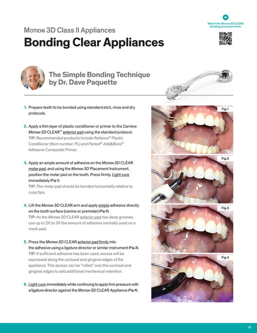 Ortho-Trends - Quick Start Guide Carriere Motion 3D - Page 12-13 ...