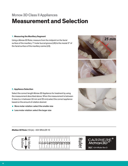 Ortho-Trends - Quick Start Guide Carriere Motion 3D - Page 10-11 ...