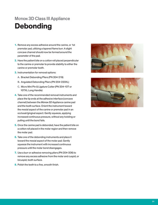 Ortho-Trends - Quick Start Guide Carriere Motion 3D - Page 30-31 ...