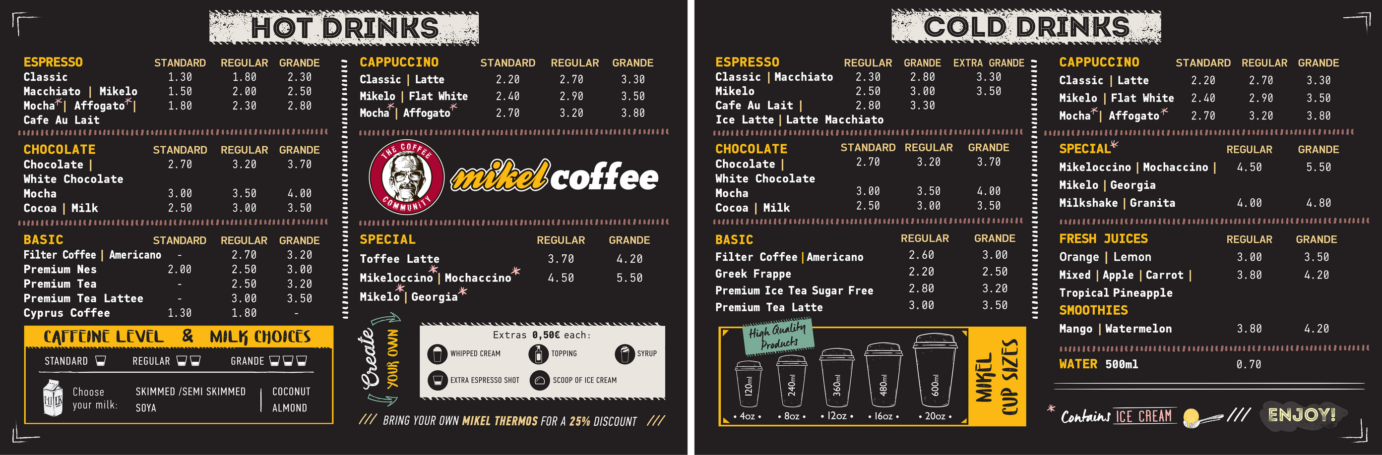 Mikel Coffee Company Cyprus - Mikel Coffe Company Cyprus Menu - Page 1 ...