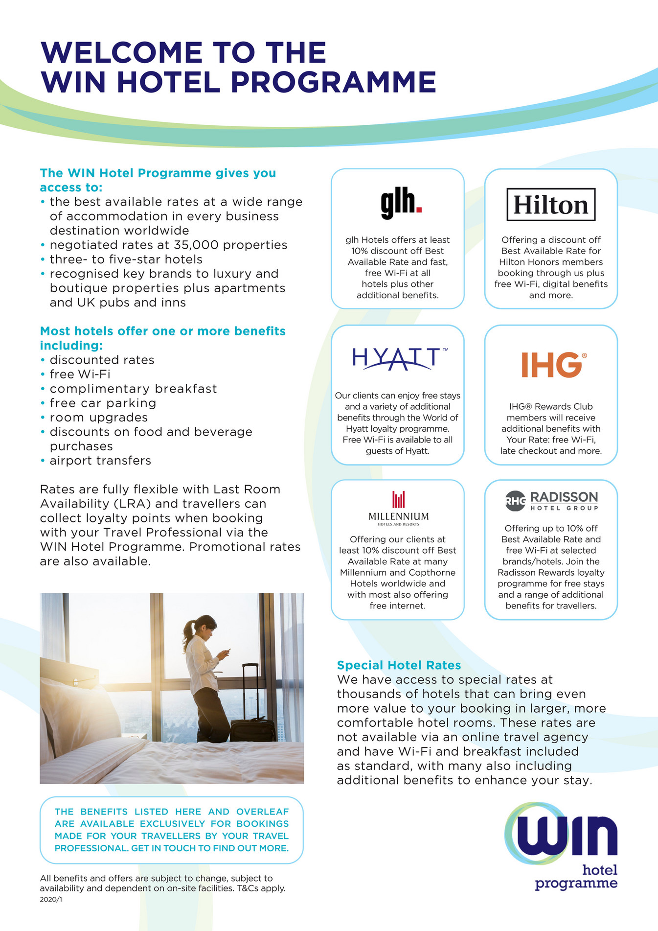 Advantage Travel Partnership - WIN Hotel Programme Flyer 2020 - Page 1 ...